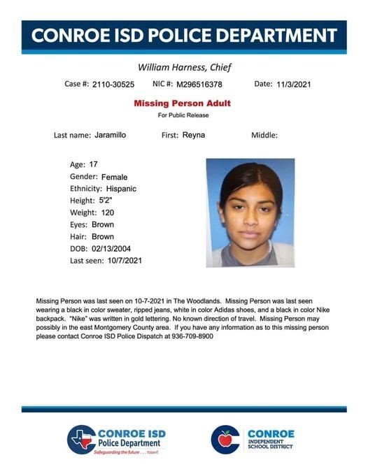 Missing Person Alert