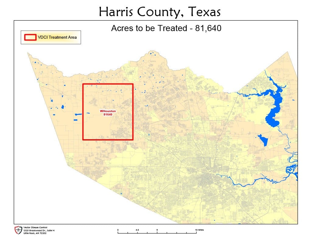 Texas to Conduct Aerial Mosquito Spraying in NW Harris County